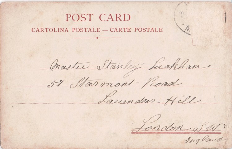 Directory G – undivided-back postcards